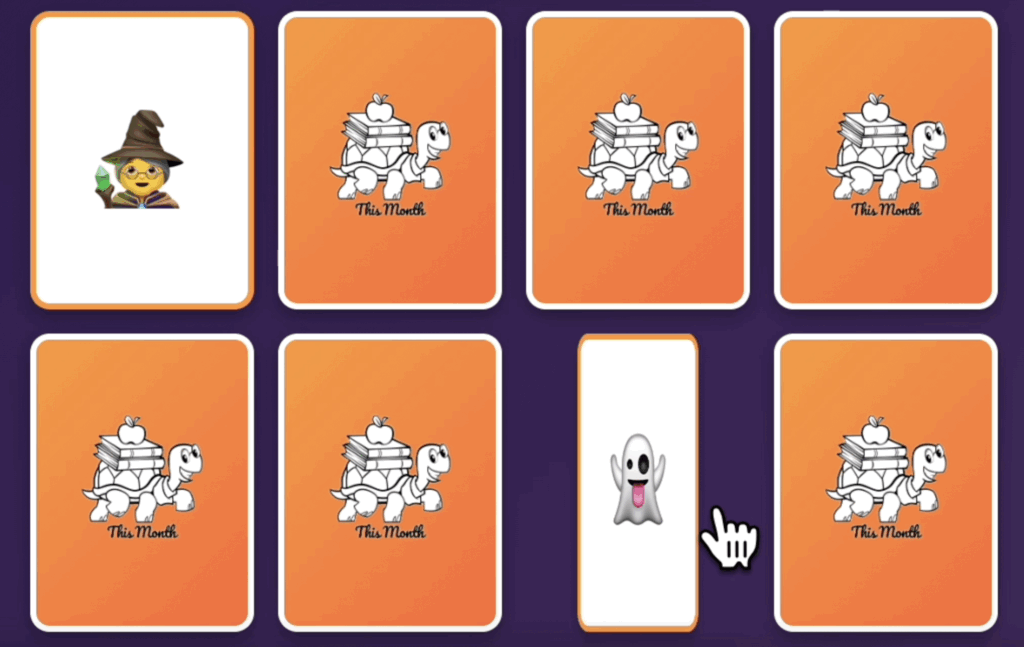 Digital Halloween Memory Match!